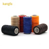 China Chemical-Resistant Polyester Waxed Sewing Thread for Customized Flat Wax Thread for sale