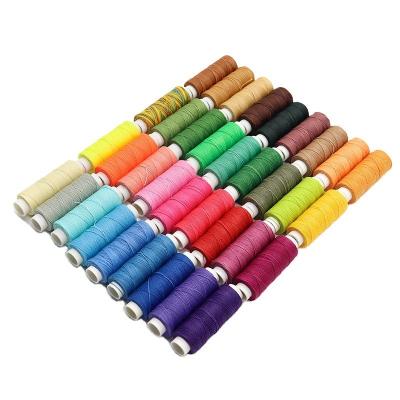 Cina 85 Colorato Rotondo 0,45 mm Linea Braccialetto Collare Gioielli cucito a mano Treccato cucitura Filo cerato Modello tinto in vendita