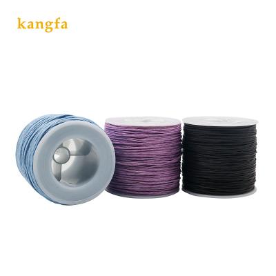 Cina 100% cotone rotolo cordone a cera filo cordone stringa cintura per gioielli realizzazione cono di plastica in vendita