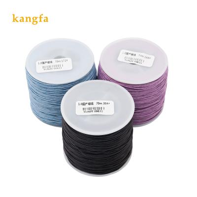 Cina 100% cotone rotolo cordone a cera filo cordone stringa cintura per gioielli realizzazione cono di plastica in vendita