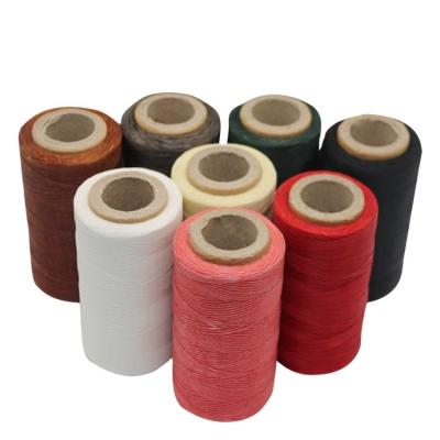 Cina 1 mm di cera tessuta 100% di poliestere Filamenti di vetro per sacchetti di pelle di alta classe Scarpe Divano in vendita