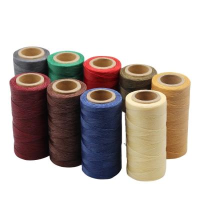 Cina 1 mm di cera tessuta 100% di poliestere Filamenti di vetro per sacchetti di pelle di alta classe Scarpe Divano in vendita