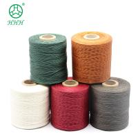 China 240 Colors 150D 100% Polyester Sewing Flat Waxed Thread for Leather Patterned for sale