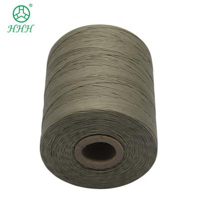 Cina Protezione UV 150D/16 400g Scarpe da cuoio cucitura cerata cordone di cera piatta poliestere filo intrecciato in vendita