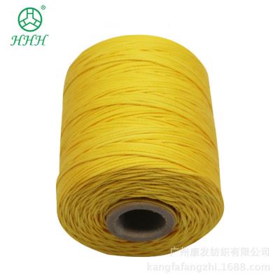 Cina Protezione UV 150D/16 400g Scarpe da cuoio cucitura cerata cordone di cera piatta poliestere filo intrecciato in vendita