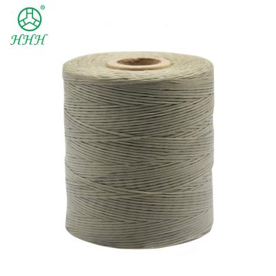 Cina Protezione UV 150D/16 400g Scarpe da cuoio cucitura cerata cordone di cera piatta poliestere filo intrecciato in vendita