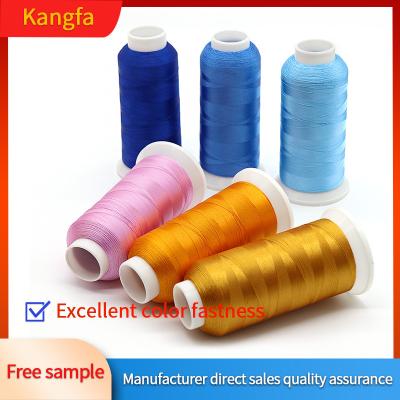 Cina 4000y 120D/2 108D/2 100% filo ricamato in poliestere per disegni a macchina e tinti in vendita