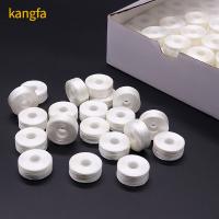 China 75D/2 Size L 144pcs/Box High Tenacity Polyester White Black Machine Bobbin Thread for sale