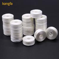 China 75D/2 Size L 144pcs/Box High Tenacity Polyester White Black Machine Bobbin Thread for sale