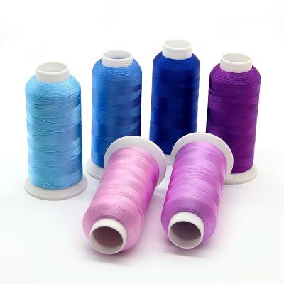 Cina Materiale cono 100% poliestere resistente alle alte temperature filo ricamo di seta 120D/2 oro in vendita