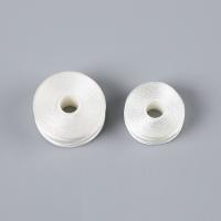 China 2cm Diameter Embroidery Bottom Thread White Borderless L-Type 75D/2 Shuttle Core Sewing Prefound Bobbin 6 for sale