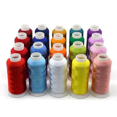 Cina OEM/ODM 100% Polyester Lot Stock 700 colori filo ricamo per ricamo veloce macchina in vendita