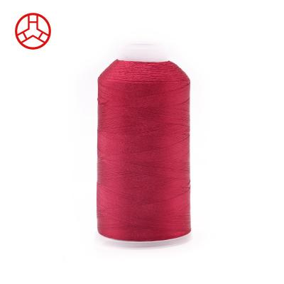 Cina OEM ODM 120/2 4000yard 100% filo ricamato in poliestere resistente alle alte temperature in vendita