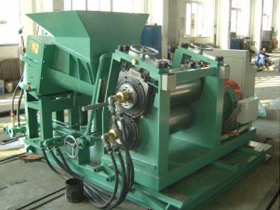 China Double conical screw extruding sheeter for sale