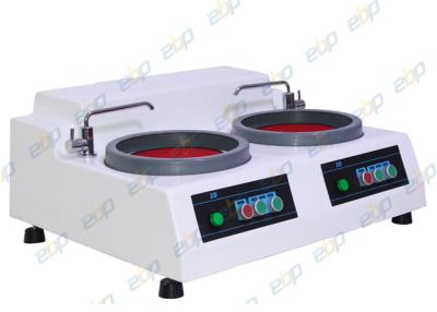 China Máquina de polonês metalográfica do disco independente fixo do dobro da velocidade à venda