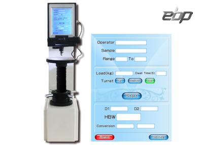 China De lage LCD van de de Hardheidsproefbank van Ladingsbrinell Grote Vertoning van Touch screengegevens Te koop