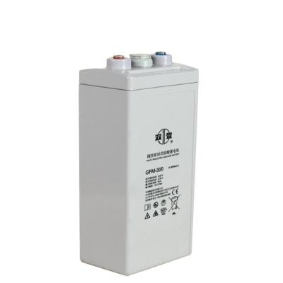 China 2V300Ah Shuangdeng GFM-300 loodzuurbatterij voor zonnepanelen Te koop
