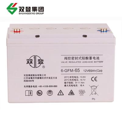 Cina Shoto/6-GFM-65 Batteria al piombo acido 12V65AH per la comunicazione e lo stoccaggio dell'energia solare in vendita