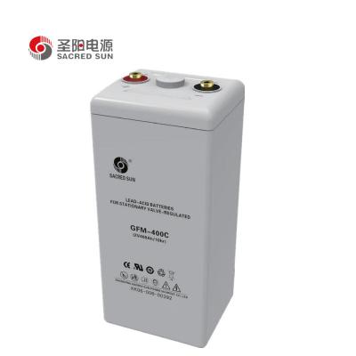 Cina Sacred Sun GFMD-400C 2V400Ah batteria al piombo acido per sistema di alimentazione di energia solare in vendita