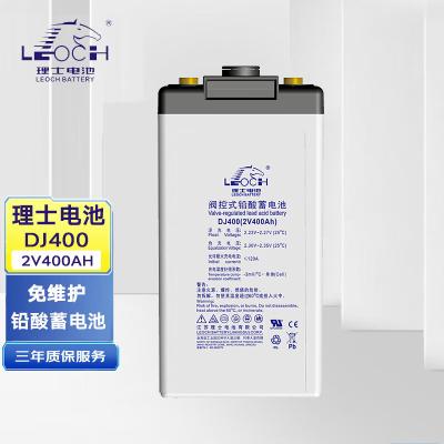 Cina Batteria Leoch larghezza 175mm DJ400 Batteria al piombo acido 2V400Ah per comunicazione e solare in vendita