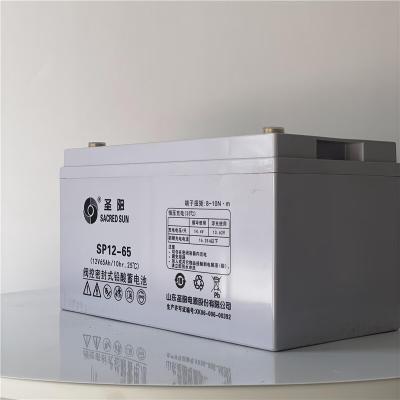 Cina Sacred Sun 12V65Ah batteria al piombo acido per UPS Power Communication Immagazzinamento di energia solare in vendita