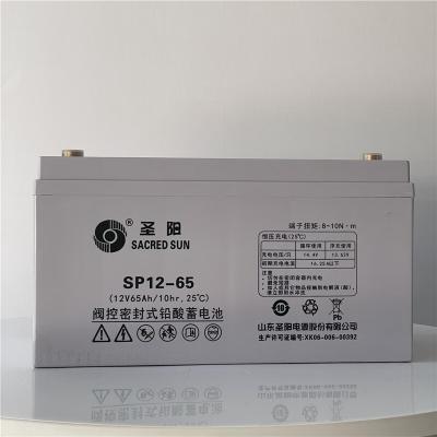 Cina Sacred Sun 12V65Ah batteria al piombo acido per UPS Power Communication Immagazzinamento di energia solare in vendita