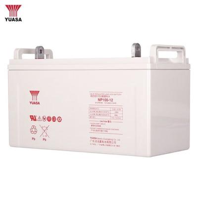 中国 Yuasa NP100-1212V100AH バッテリー 緊急用電源の備蓄装置 販売のため