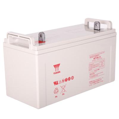 中国 Yuasa NP100-1212V100AH バッテリー 緊急用電源の備蓄装置 販売のため