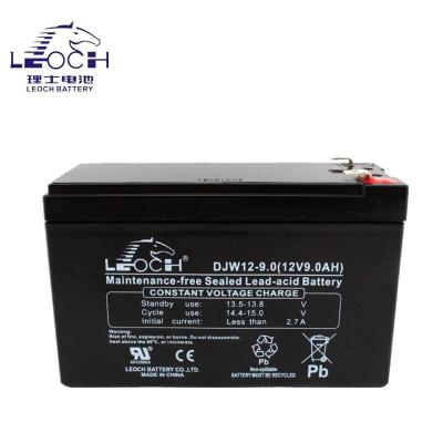 China Robuuste ABS-container Leoch-batterij DJW12-9.0 12V9Ah voor UPS-machine-systeem Te koop
