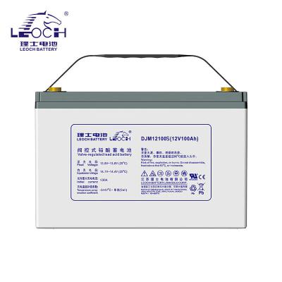 China Max.Laadstroom 25A 12V100Ah loodzuurbatterij voor zonne-energieopslag-energiesysteem Te koop