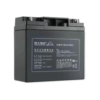 Cina Batteria Leoch di lunga durata DJW12-18 12V18Ah per sistema di allarme di energia solare in vendita