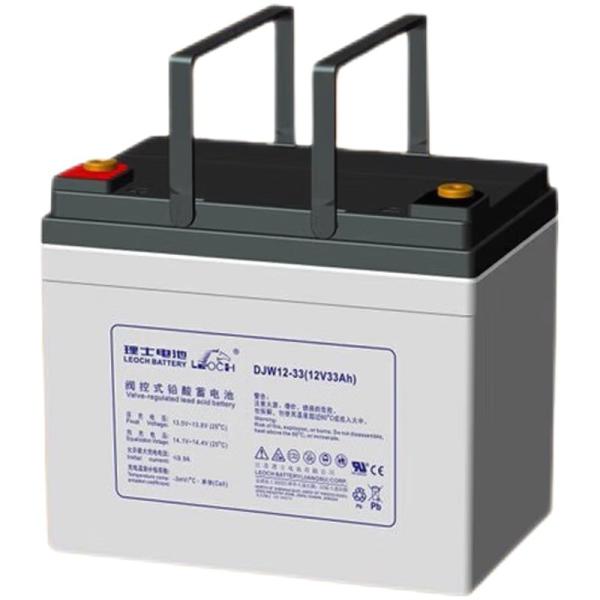 Quality 130±1mm Width Leoch Battery DJW12-33 Lead Acid Battery 12V33Ah for Solar Power for sale