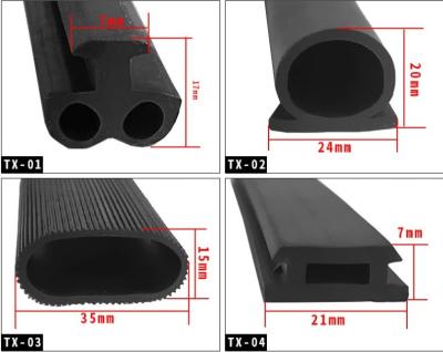 Cina OEM ODM Custom Soft TPE Rubber Edge Trim Seal Strip Profile per porta finestre in alluminio in vendita