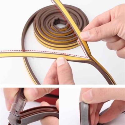 China Anti-Collision Window Joint Stick-On Glass Seal Strip Windproof Door and Window Sealing with Custom Cutting & Moulding Services for sale