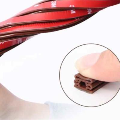 China Anti-Collision Window Joint Stick-On Glass Seal Strip Windproof Door and Window Sealing with Custom Cutting & Moulding Services for sale