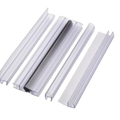 China High Quality PVC Rubber Waterproof Seal Strip for Modern Bathroom Shower and Sliding Glass Door for Garage Use for sale
