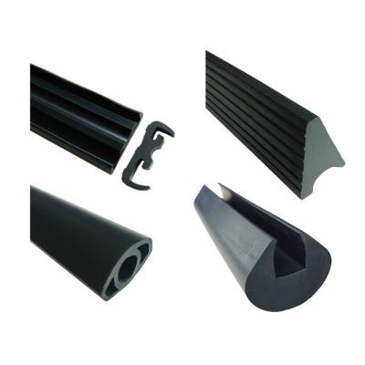 China Industrial Door Bottom Seal Strip Windproof Foam Leather With Moulding Processing Service for sale