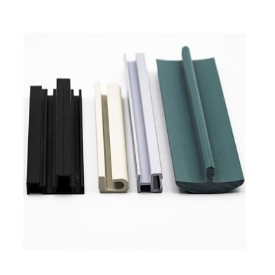 China Custom Color Modern Design PVC Seal Strip Durable Door Bottom Strip for Garage Use Newly Developed with Glass Rubber Material for sale