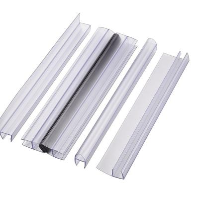 China Custom Color Modern Design PVC Seal Strip Durable Door Bottom Strip for Garage Use Newly Developed with Glass Rubber Material for sale