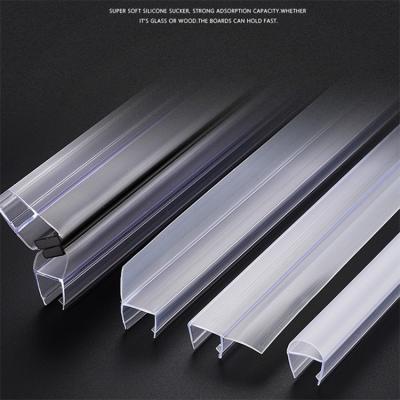 China Custom Color Modern Design PVC Seal Strip Durable Door Bottom Strip for Garage Use Newly Developed with Glass Rubber Material for sale