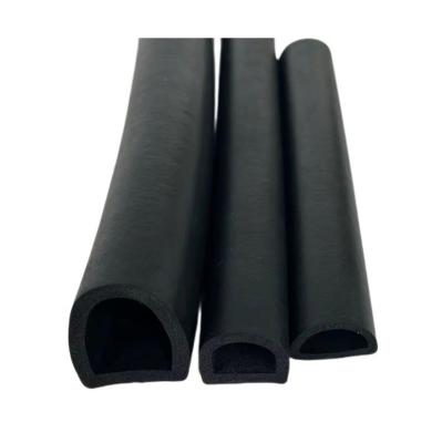 China PVC Wooden Door Closet Rubber Seal Weather Strips Burlete Para Puerta Made EPDM Foam Industrial Use Moulding Cutting Included for sale