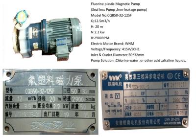 China magnetic  pump  Standard Chemical Pump  corrosive resistance  pump for sale