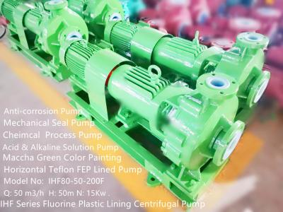 China IHF Sulfuric Acid  Transfer Centrifugal Pump for sale