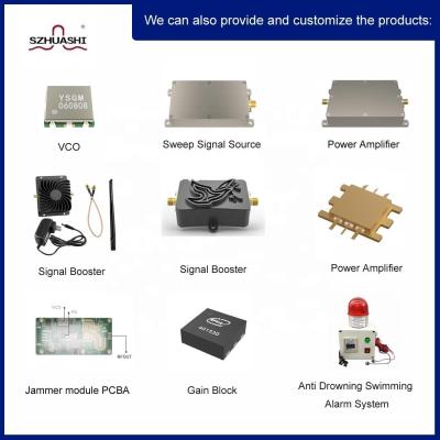 China Módulo de interferencia de 10W 1.6G 28V para UAV PCBA 40dBm Potencia de salida promedio sin serie personalizable de concha en venta