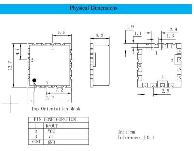 China Innotion 10dBm Integrated Circuits IC Chip Coaxial Resonator Oscillator for Electronic Parts YSGM29102940B Voltage Controlled Oscillator for sale