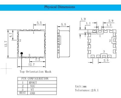 중국 표준 2185-2200MHz INNOTION YSGM21852200A 10dBm 통합 회로 IC 칩 동축 공명 오시레이터 전자 부품 판매용