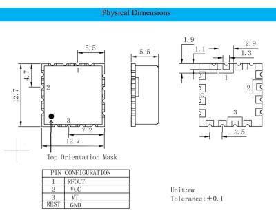 China Paquete estándar Serie VCO INNOTION YSGM22652285B 4dBm Circuitos integrados IC Chip Coaxial Resonador Oscilador Partes electrónicas en venta