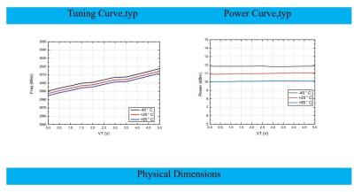 China Innotion YSGM29853015A VCO 11dBm Oscilador de ressonador coaxial Circuitos integrados IC Chip Voltagem controlada Oscilador à venda
