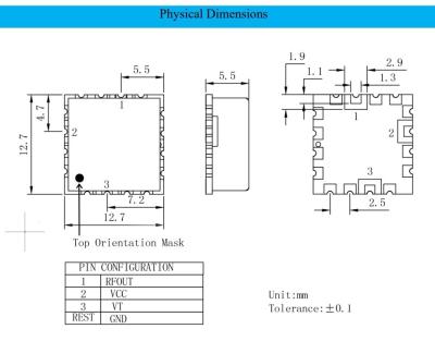 China INNOTION YSGM09580963A 6dBm VCO Koaxalresonator Oscillator Integrierte Schaltungen IC Chip Spannungsgesteuerter Oscillator zu verkaufen