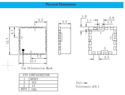 China INNOTION YSGM30353060A 11dBm Integrierte Schaltungen IC Chip Koaxalresonator Oszillator Elektronische Teile für den Frequenzbereich 3035-3060MHz zu verkaufen